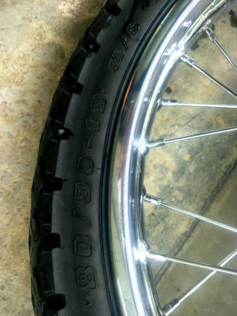 18" union cycle rims, Motorcycles, Motorcycle Accessories on Carousell