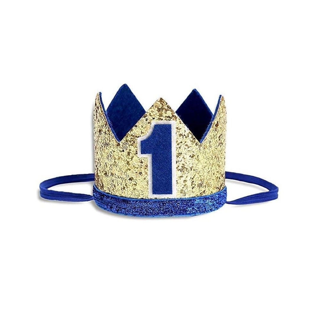 1st Birthday Crown for Boy One Birthday Crown Decoration Happy Birthday ...