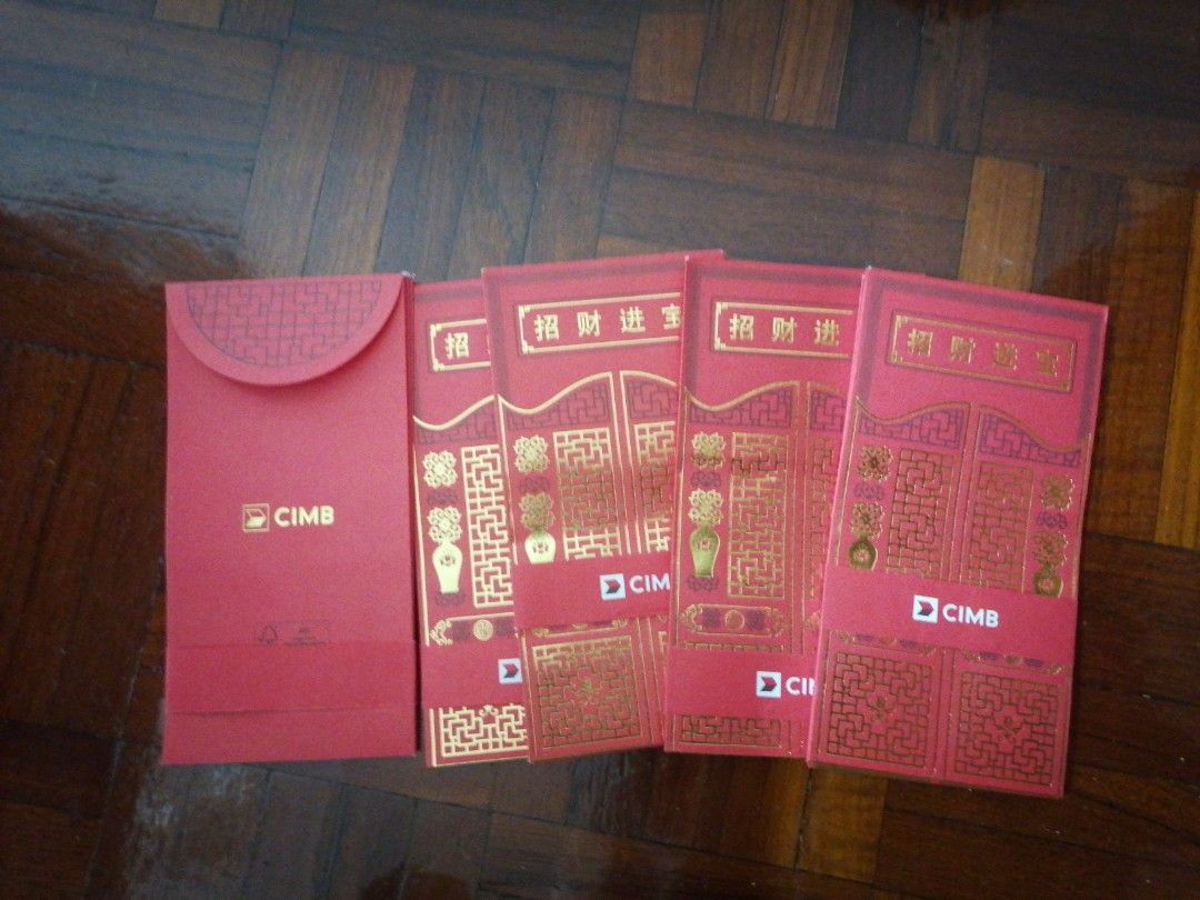 2023 cimb year of the rabbit ang pow red packet ang pau, Hobbies & Toys ...