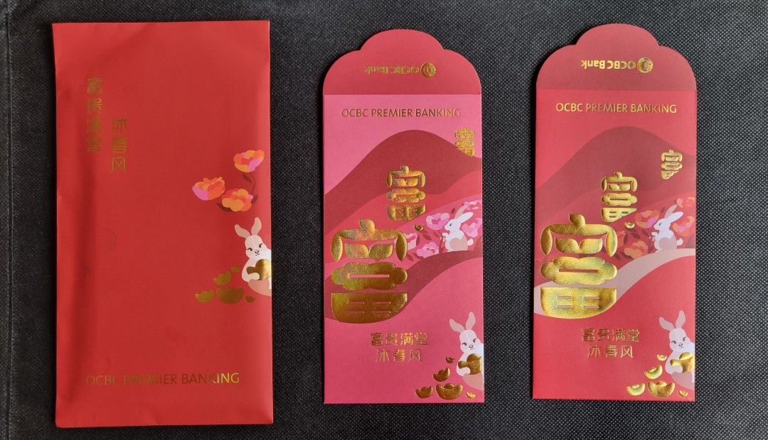 2023 OCBC Premier Banking Red Packet, Hobbies & Toys, Stationery ...