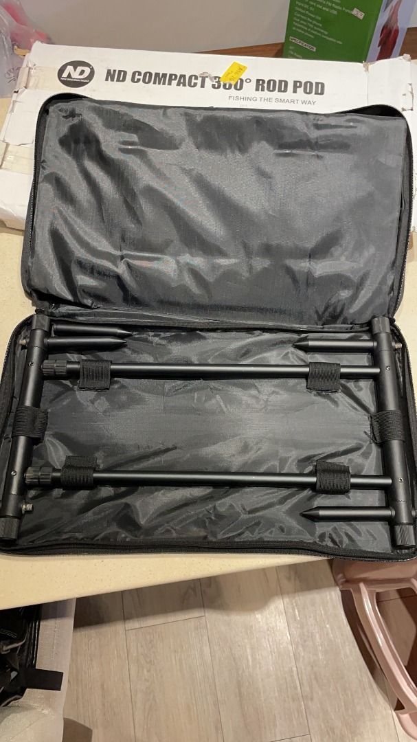 3300) New Direction Tackle 360 Rod Pod( 3 Rods) for Carp Fishing ...