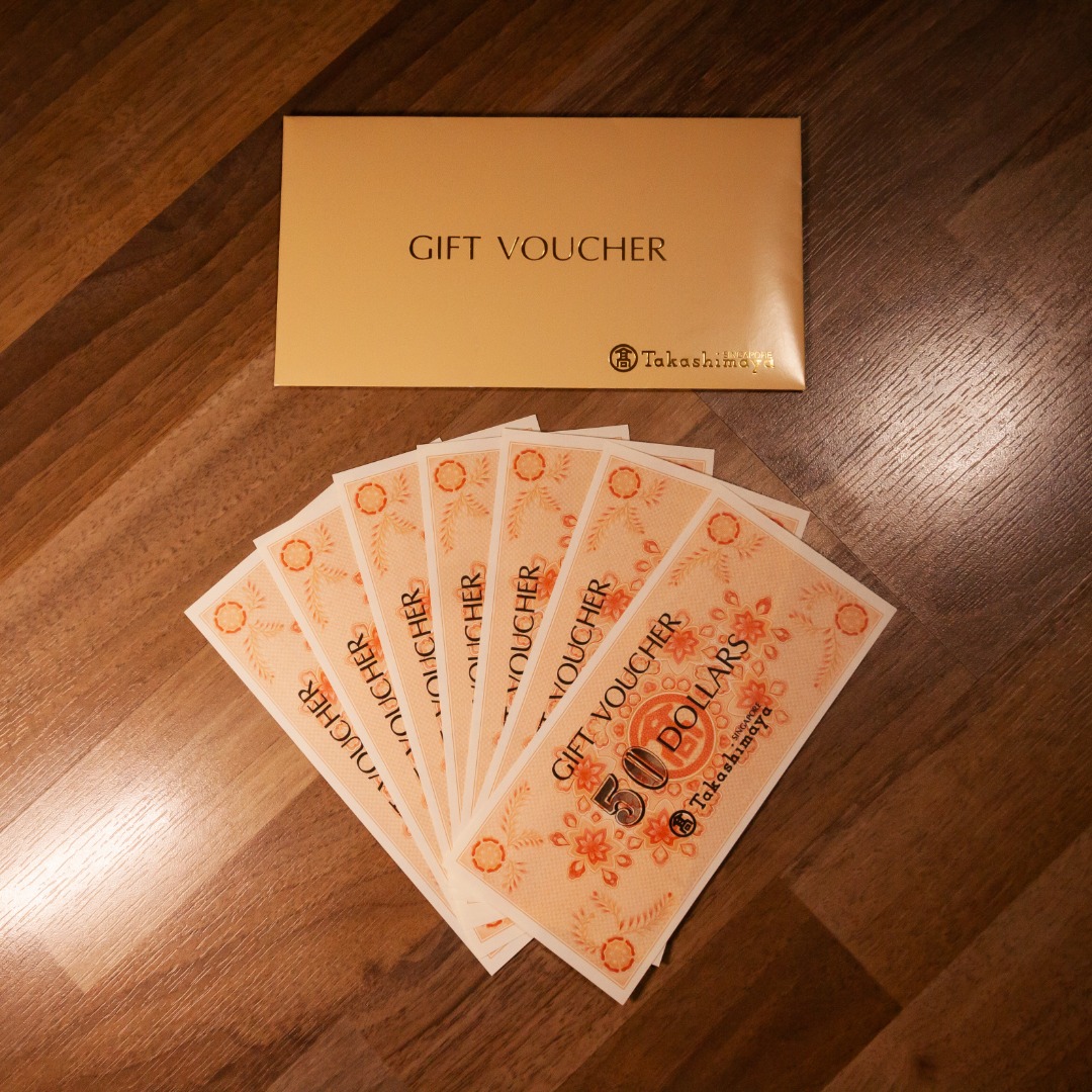 $350 Takashimaya Vouchers, Tickets & Vouchers, Vouchers on Carousell