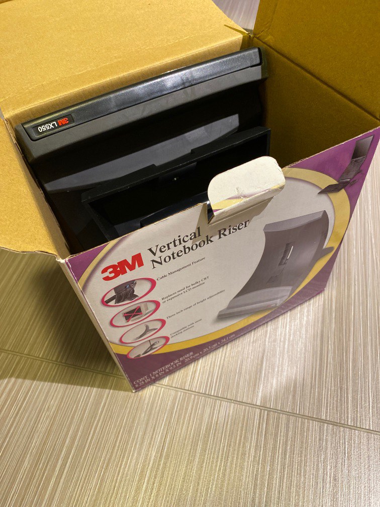 3M vertical notebook riser, Computers & Tech, Laptops & Notebooks on ...
