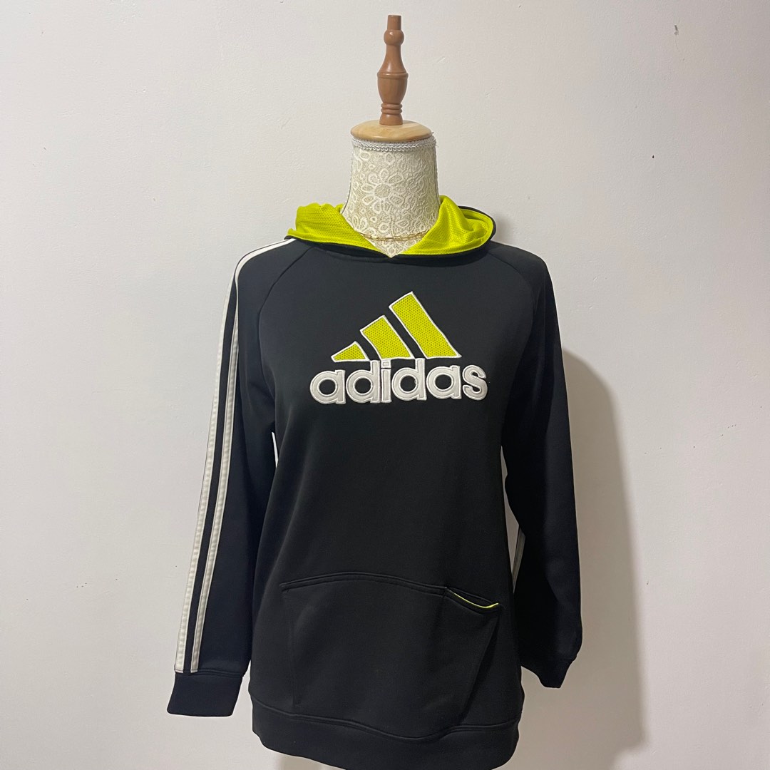 Adidas Neon Sweater, Women's Fashion, Coats, Jackets and Outerwear on ...