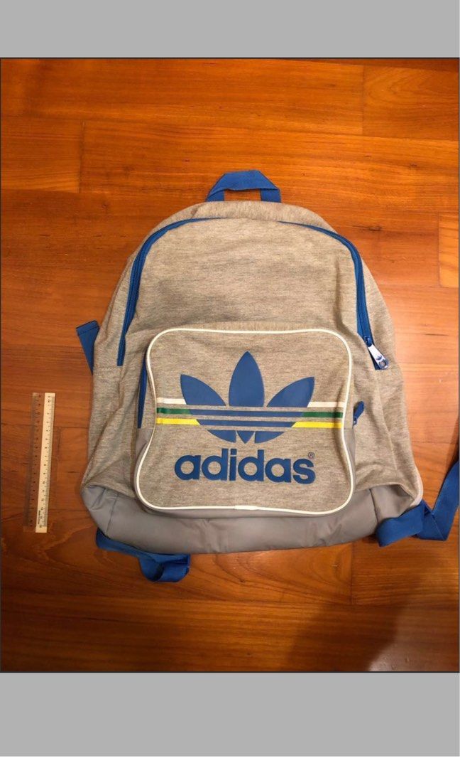 Adidas Originals Backpack Grey, Men's Fashion, Bags, Backpacks on Carousell