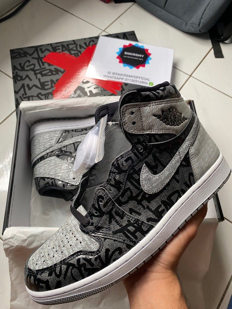 Nike Air jordan 1 high rebellion, Men's Fashion, Footwear, Sneakers on ...
