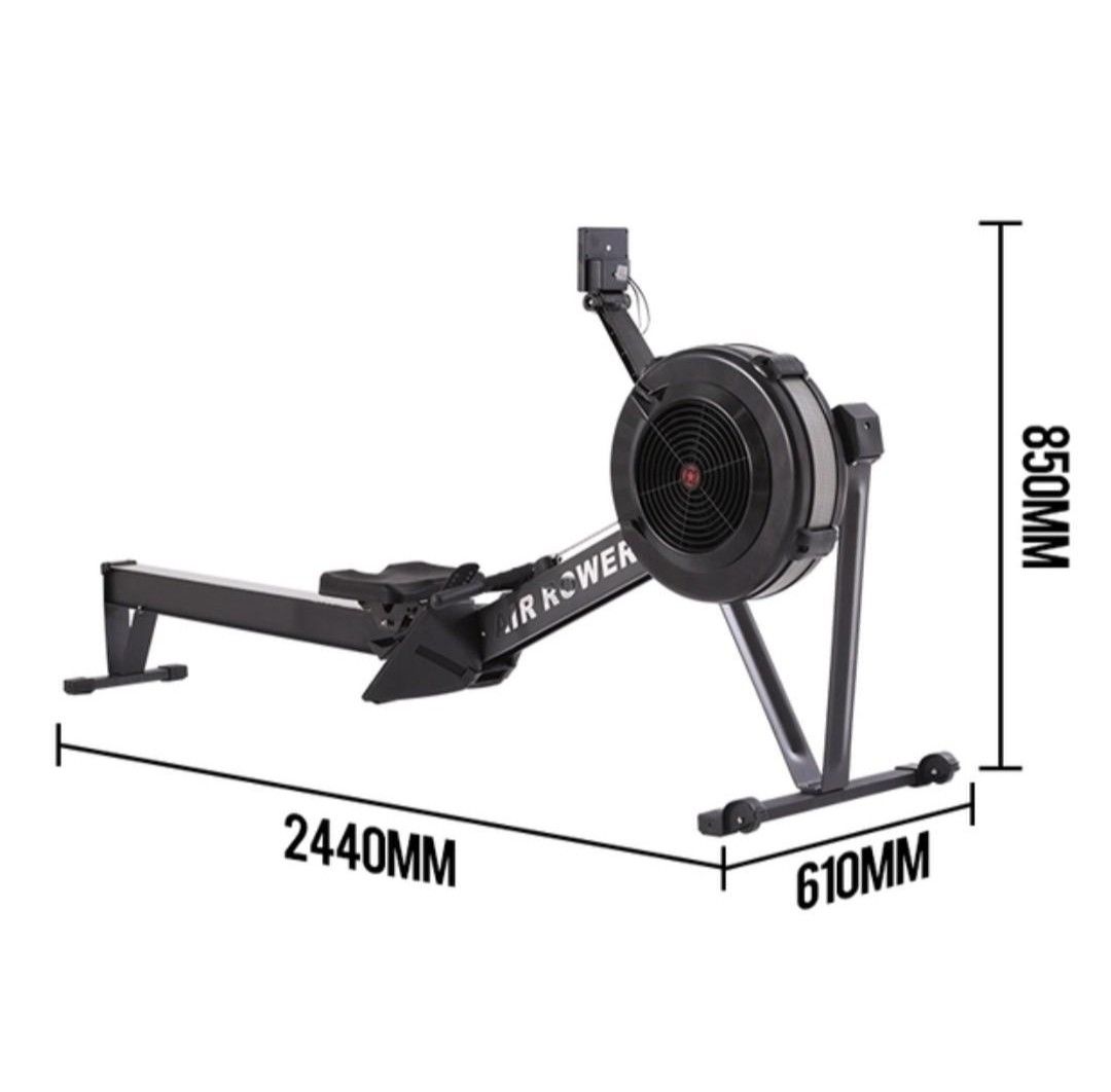 Air Rower Rowing Machine, Sports Equipment, Exercise & Fitness, Cardio ...