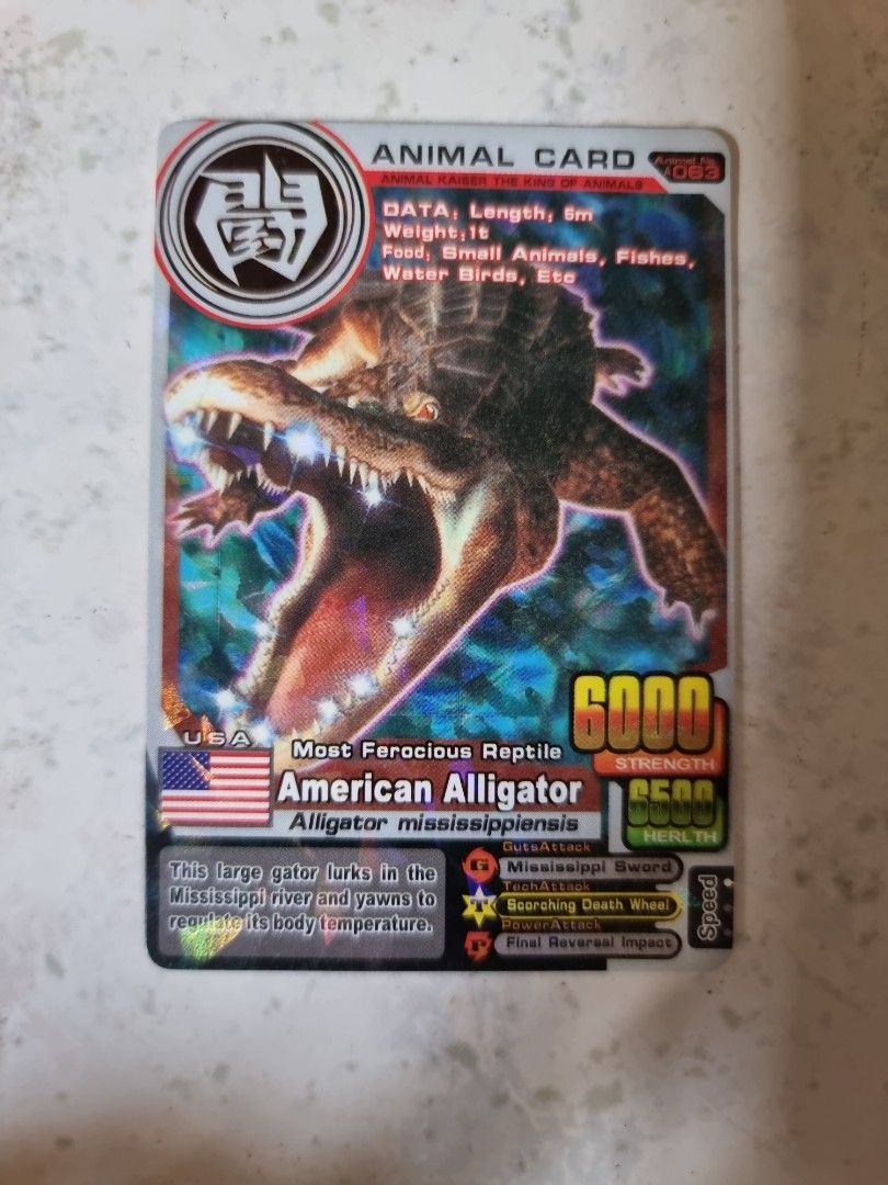 Animal Kaiser(Animal Card) Silver Rare, Hobbies & Toys, Memorabilia ...