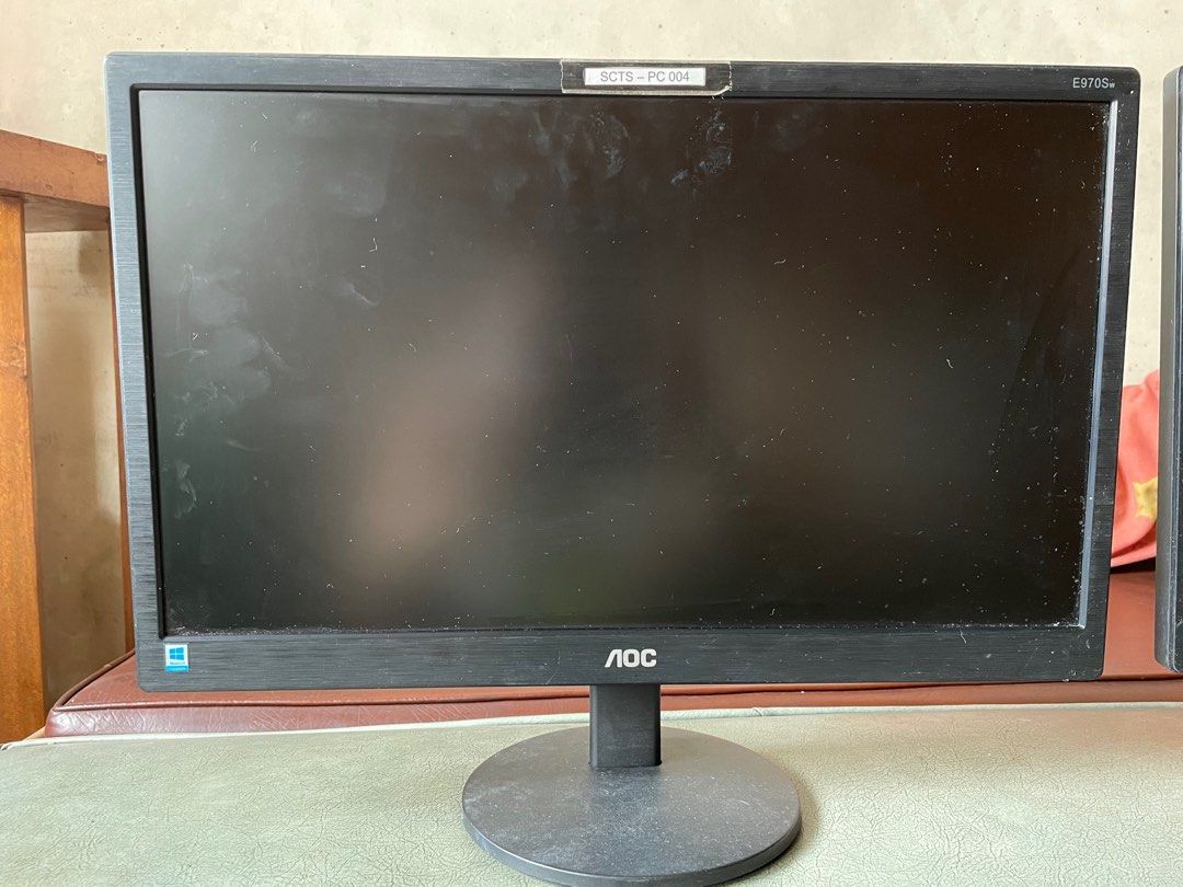 AOC LCD Monitor E970SWNL 18.5-inch, Computers & Tech, Parts ...