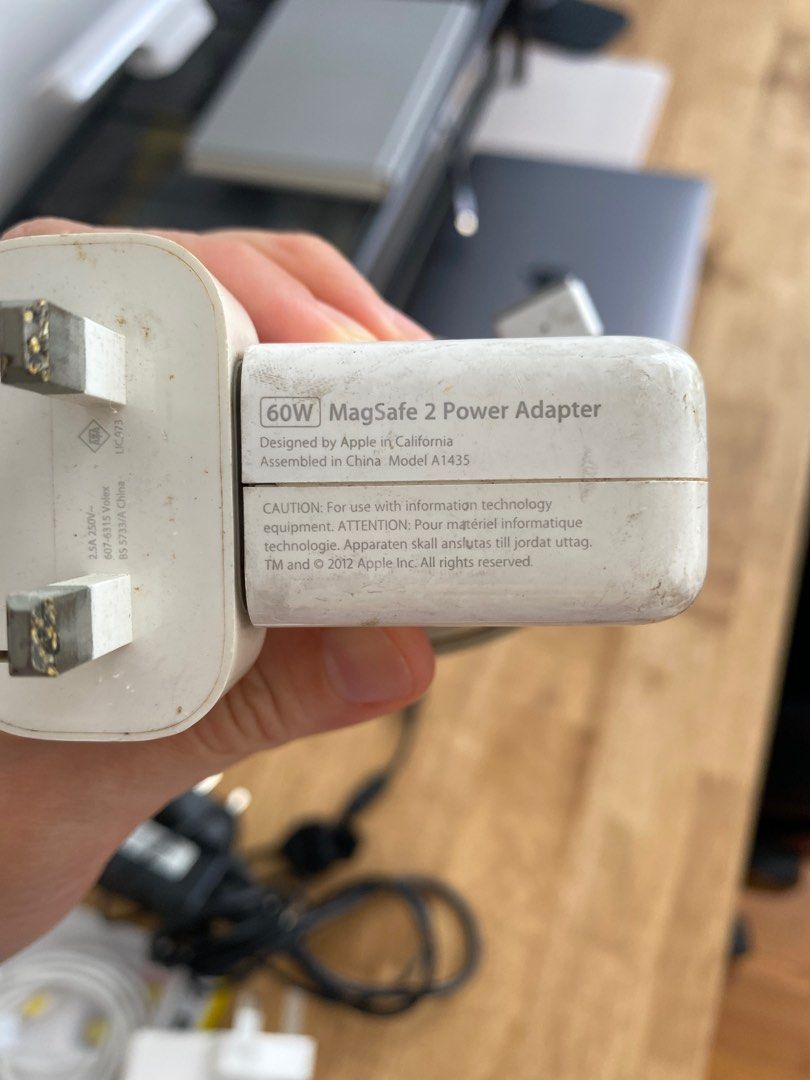 Apple MagSafe 2 power adapter, Computers & Tech, Parts & Accessories ...