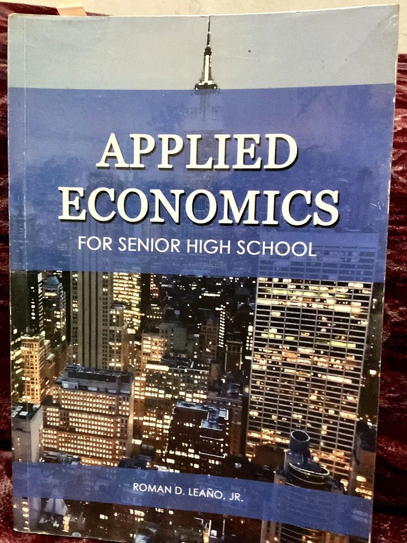 Applied Economics for SHS, Hobbies & Toys, Books & Magazines, Textbooks ...