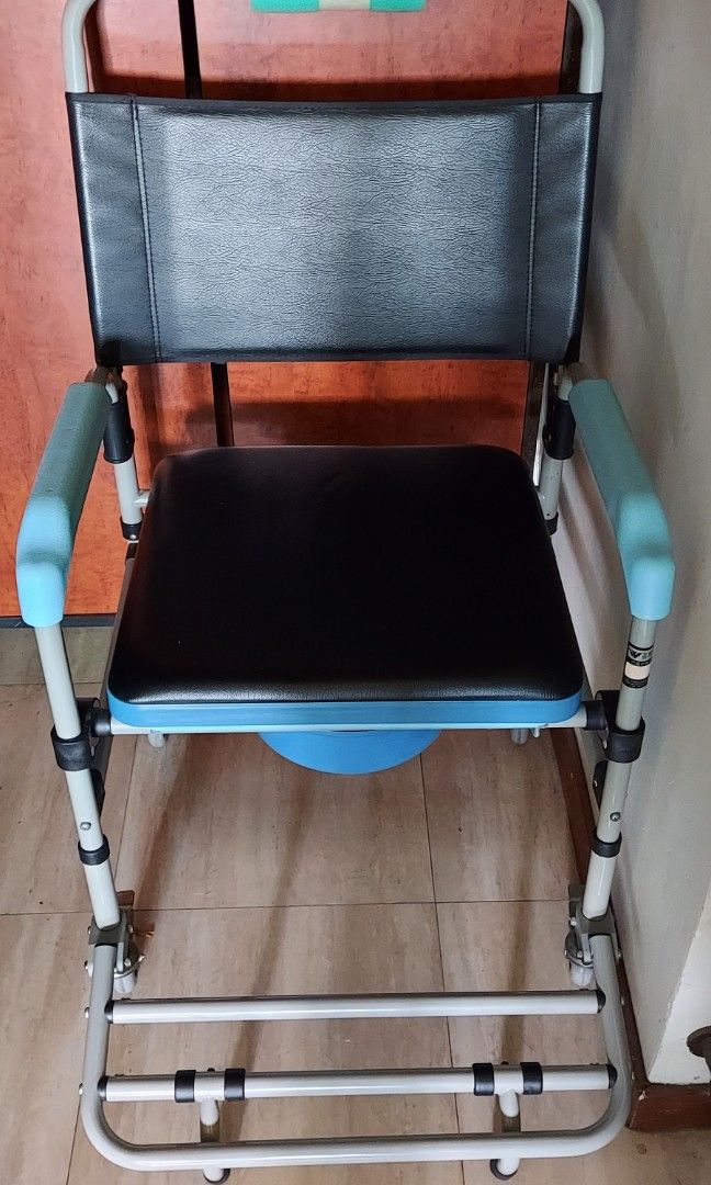 Assistive wheelchair for pee & poo, Health & Nutrition, Assistive ...