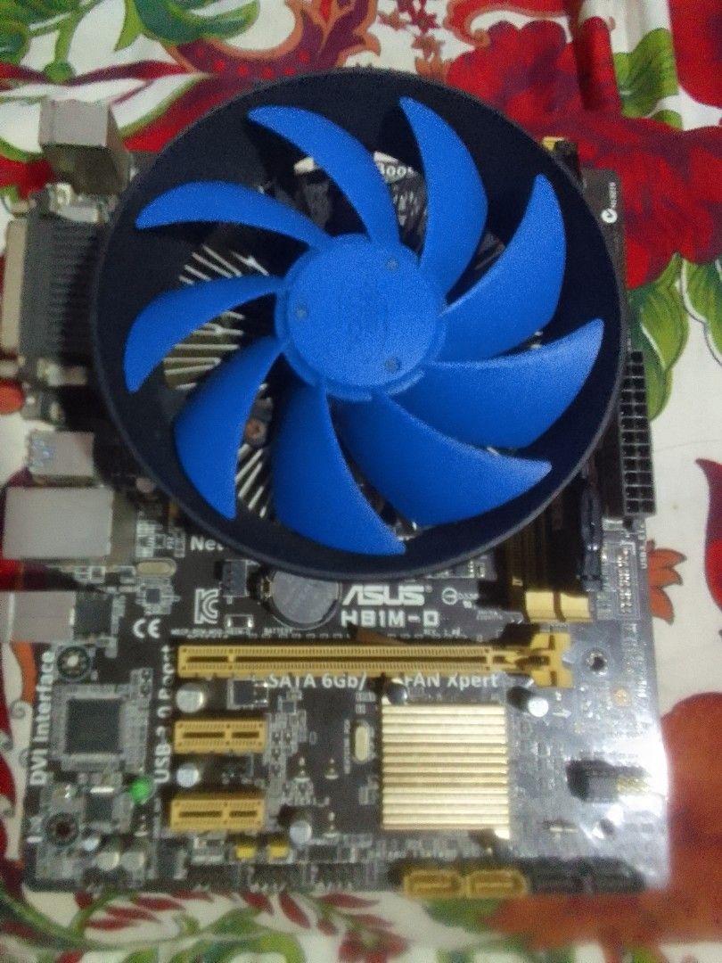 Asus Motherboard with Intel i3 4th Gen 4Gb Ddr3 Hyper X Memory ...