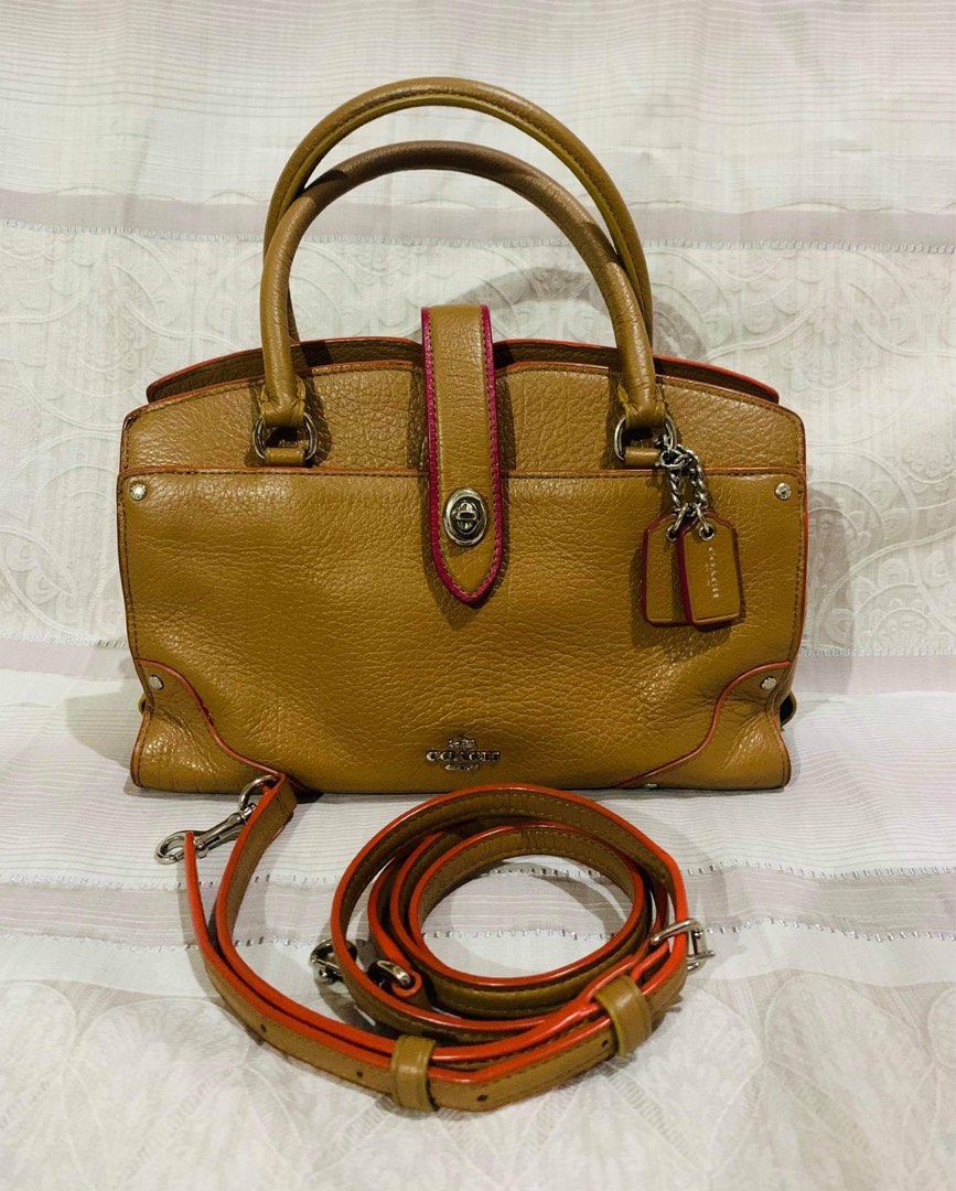 Authentic Coach 2-way bag, Luxury, Bags & Wallets on Carousell