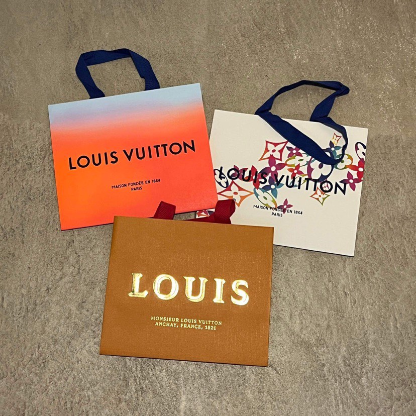 AUTHENTIC LV Paper Bags, Luxury, Accessories on Carousell