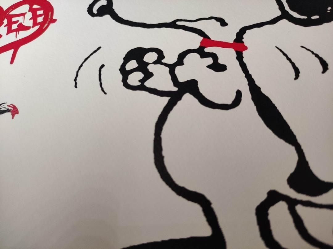 Banksy x Snoopy Death nyc Lithograph Signed Numbered, Furniture & Home ...