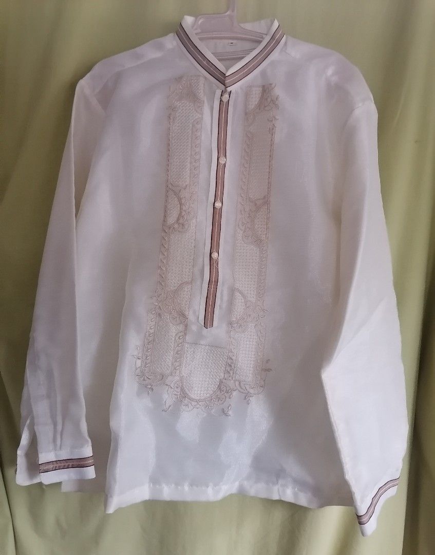 Preloved Barong Tagalog Panlalaki, Women's Fashion, Tops, Others Tops ...