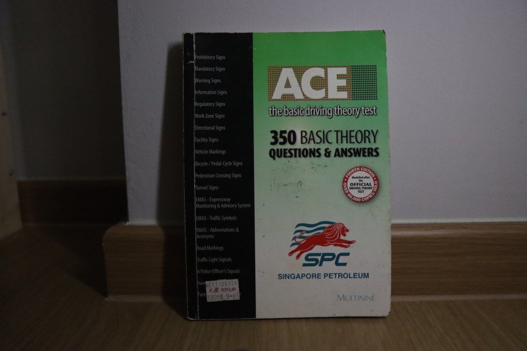 Basic Theory Test (BTT) Driving Book MCQs, Hobbies & Toys, Books ...