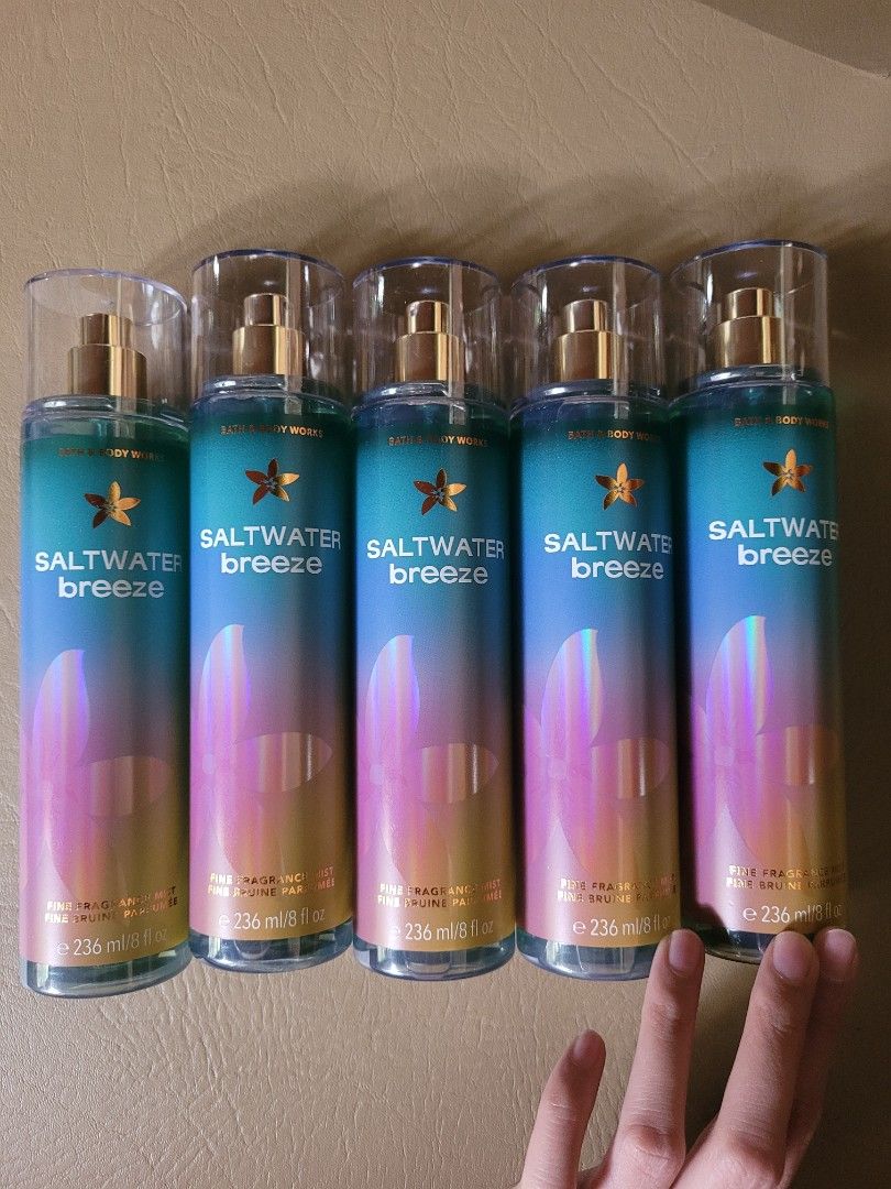 Bath & Body Works Saltwater Breeze Mist 236mL, Beauty & Personal Care ...
