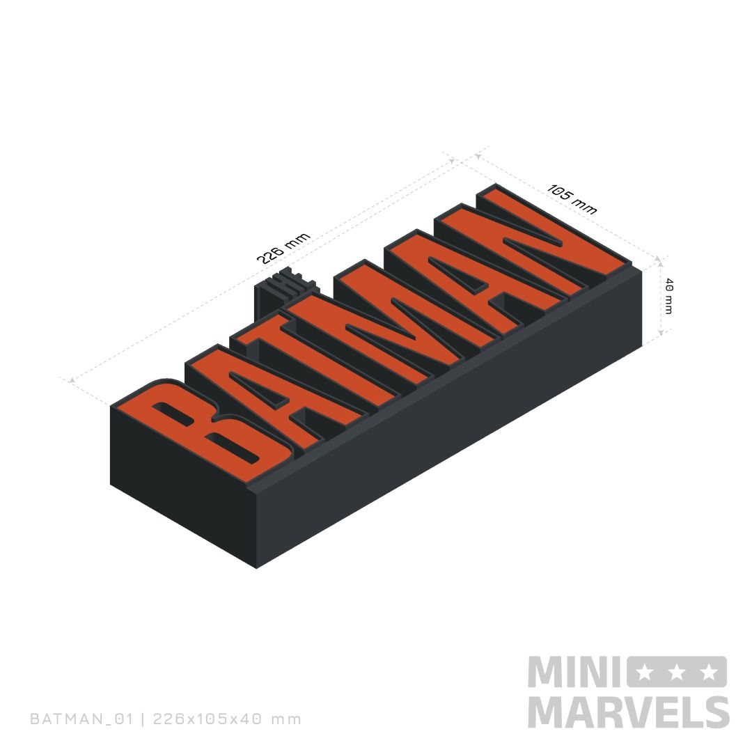 Batman 3D printed Collectibles, Hobbies & Toys, Memorabilia ...