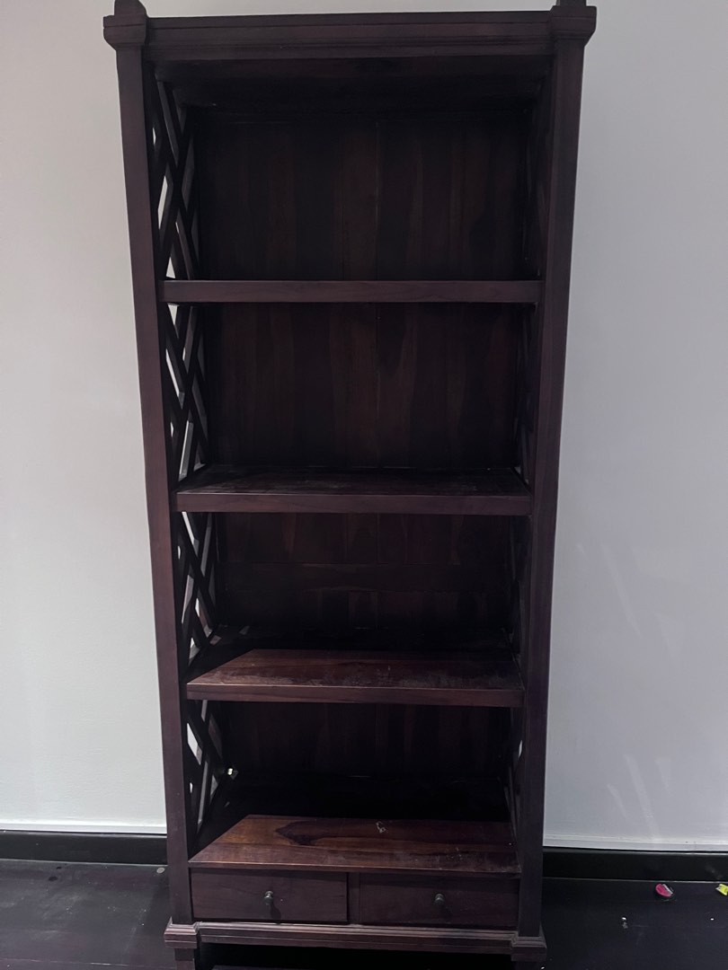 Beautiful teak wood shelf, Furniture & Home Living, Furniture, Shelves ...