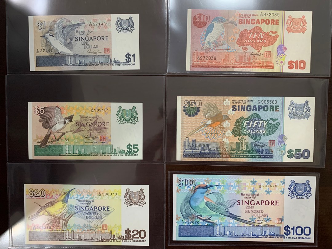 Bird Series Set $1 to $100, Hobbies & Toys, Memorabilia & Collectibles, Currency on Carousell
