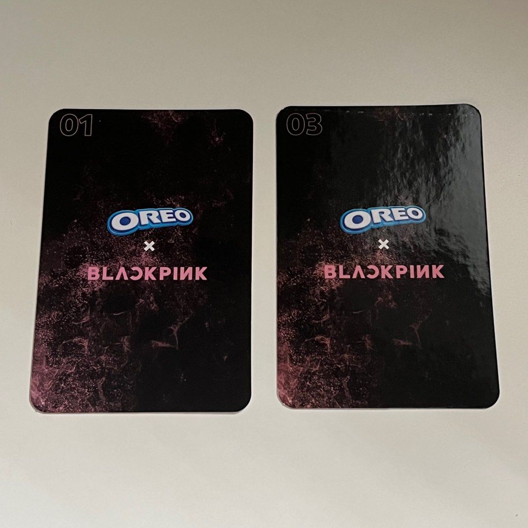 Blackpink X Oreo Jisoo Lisa Picture Card, Hobbies & Toys, Collectibles ...