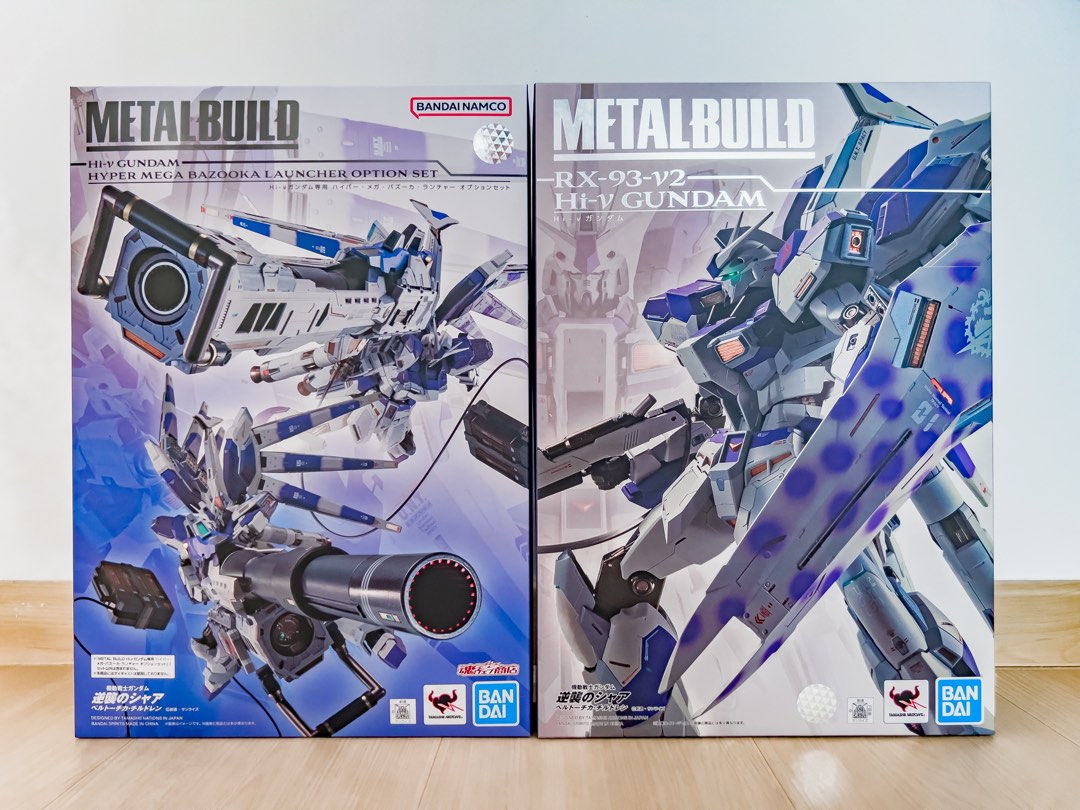 [BNIB] Metal Build Hi-Nu Gundam + Hype Mega Bazooka Launcher Option Set ...