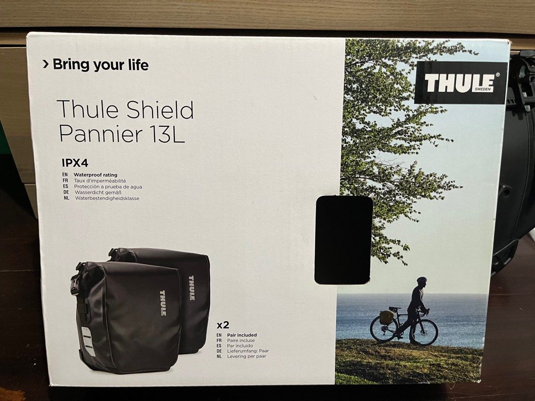 BNIB Thule Shield Pannier & Bontrager Bike Rack, Sports Equipment ...