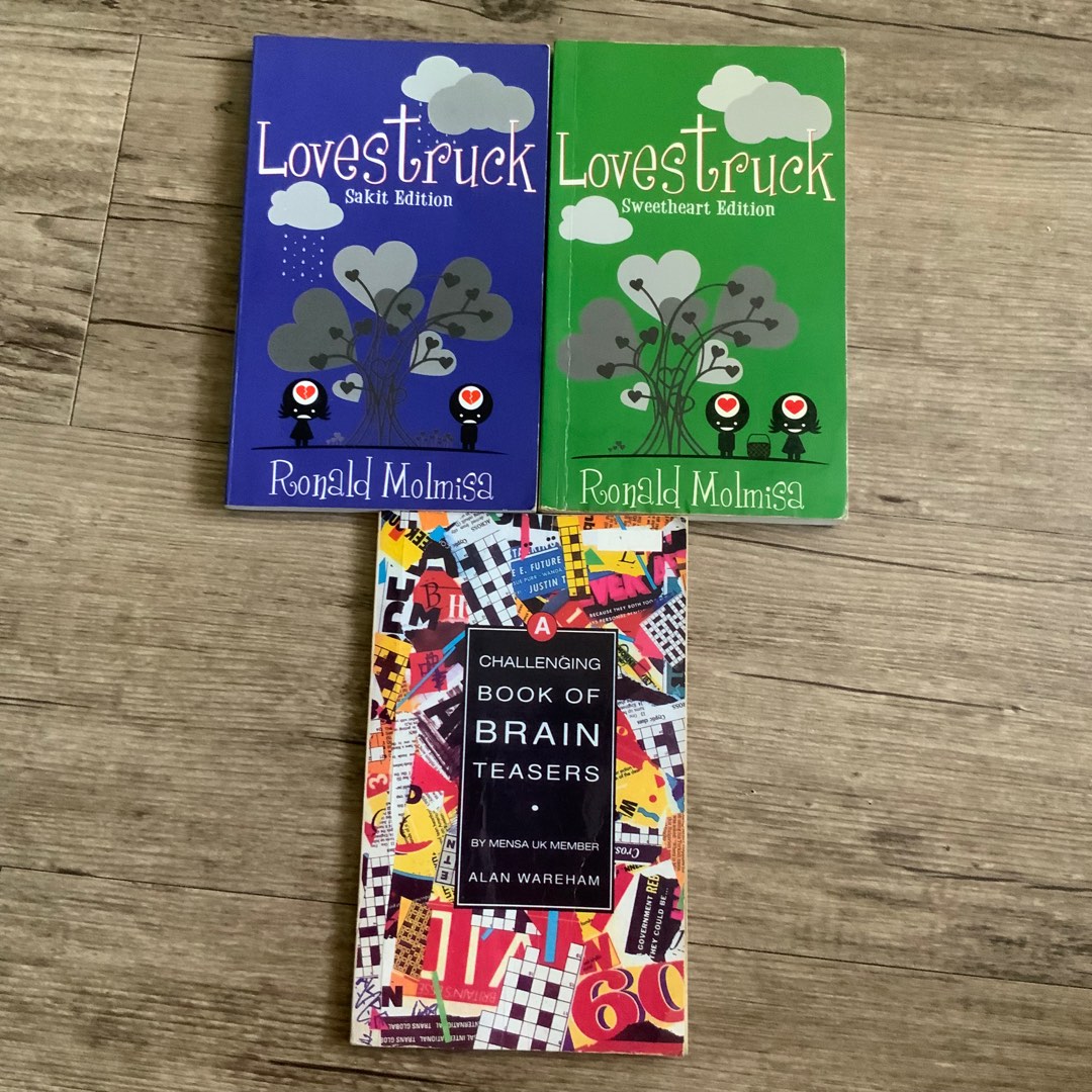 BOOK BUNDLE: Love Struck (2) + Brain Teaser Book, Hobbies & Toys, Books ...