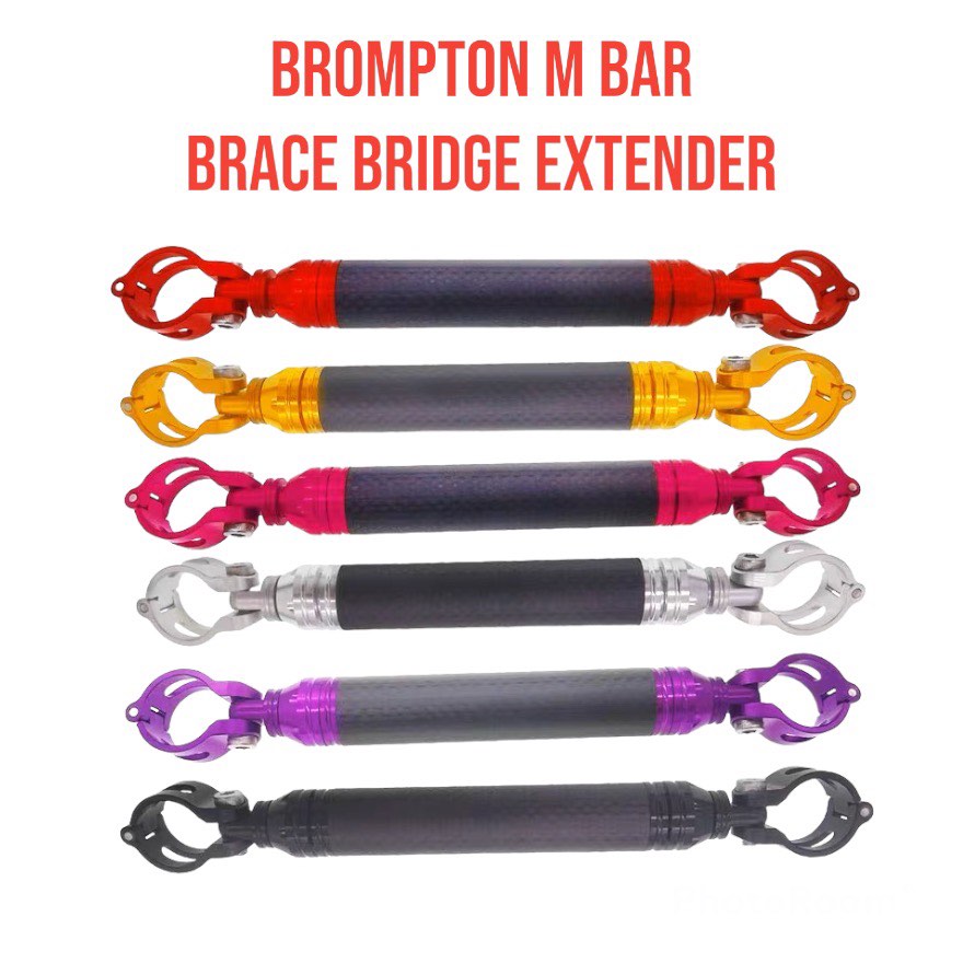 Brompton M Bar Brace Bridge Extender. Brompton M Bridge Handlebar ...