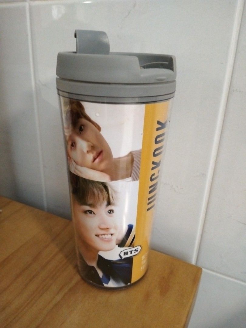 BTS Jungkook Water Bottle, Furniture & Home Living, Kitchenware ...