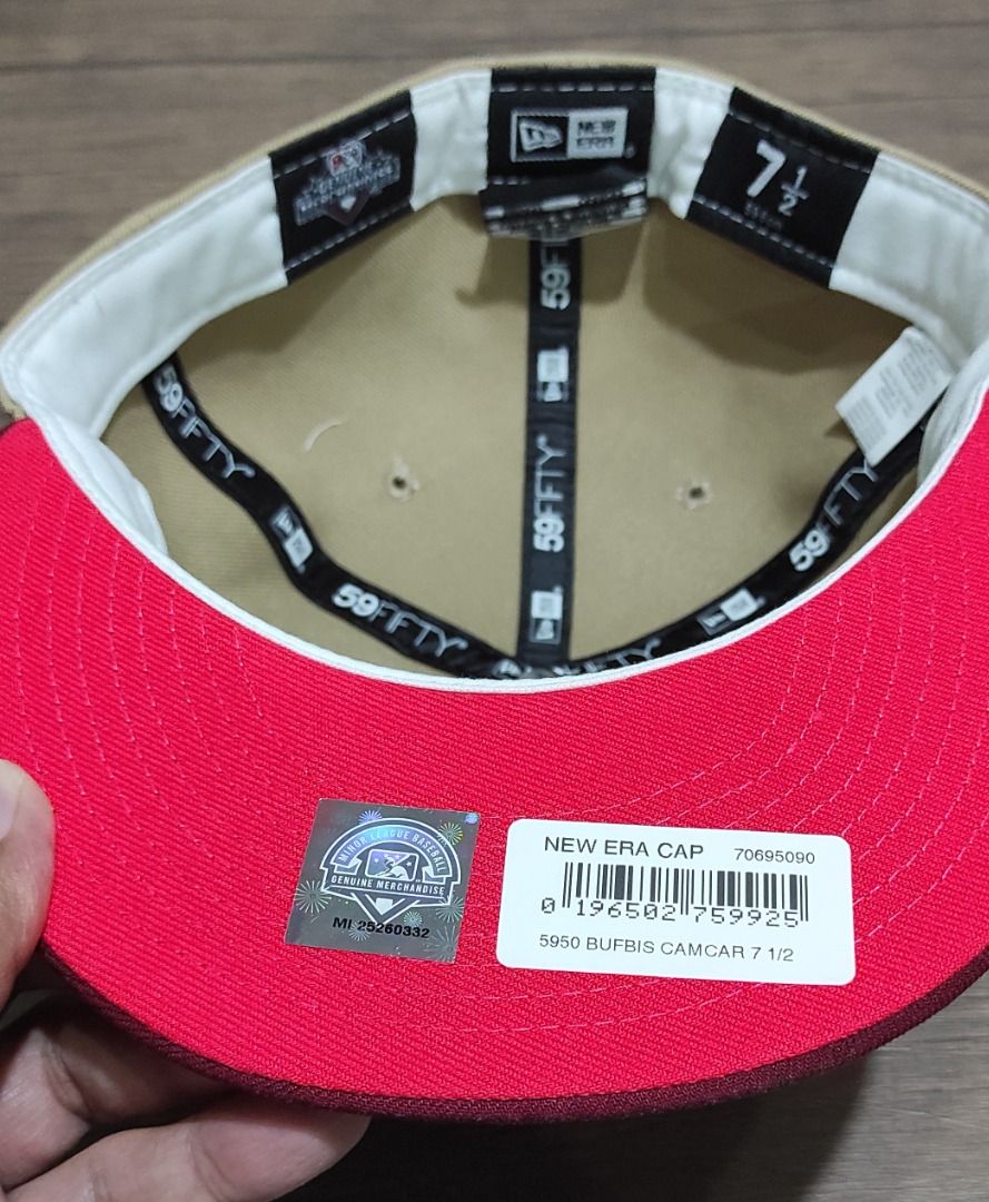 Buffalo Bisons New Era 5950 fitted hat cap side patch, Men's Fashion, Watches & Accessories ...