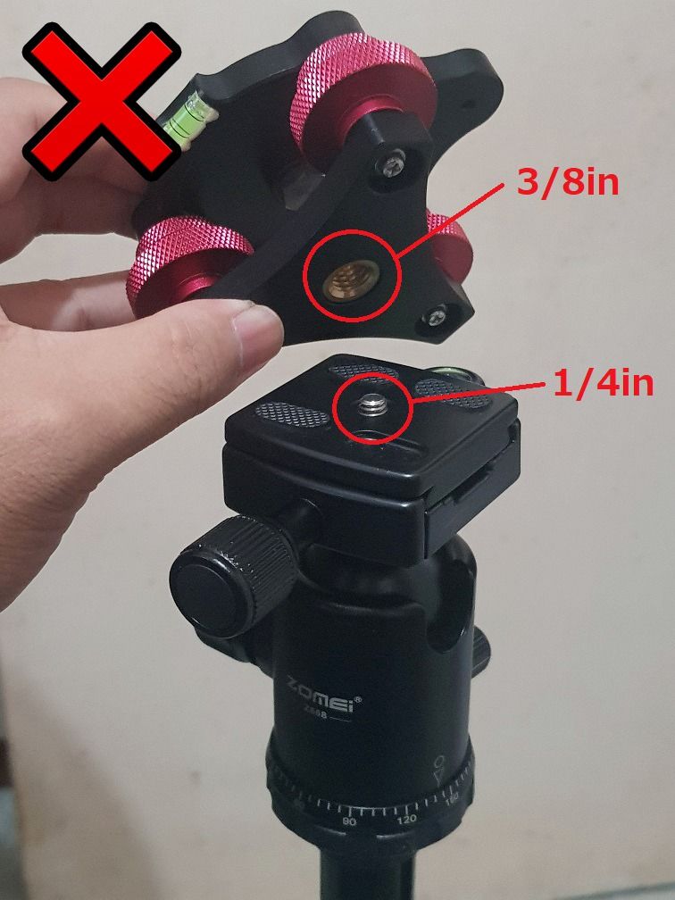 BUNDLE: Tripod Levelling Base + 140mm Nodal Rail / Nodal Slide ...