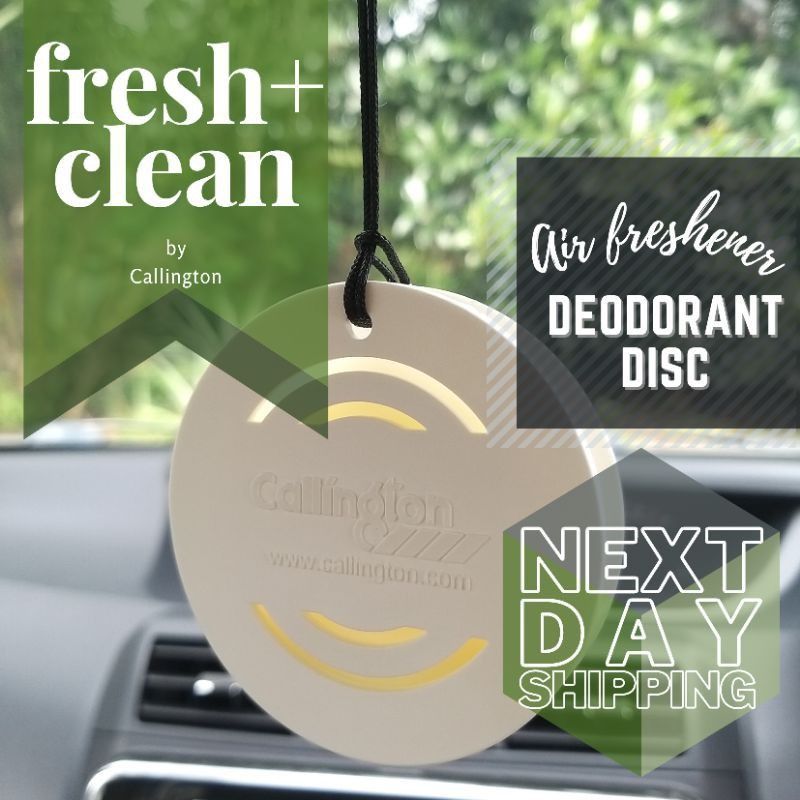 Callington Fresh + Clean Deodorant Disc (Citrus) Home Room Car Toilet ...