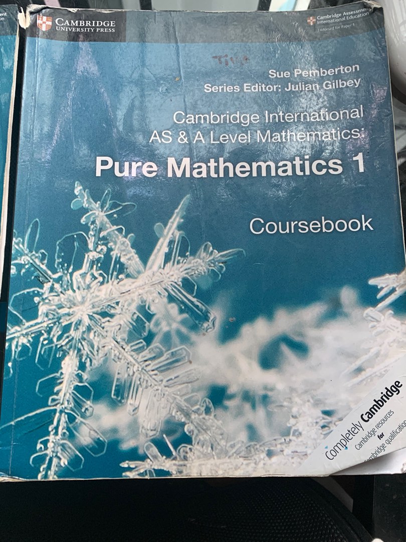 Cambridge AS & A level Pure Mathematics 1, Hobbies & Toys, Books ...