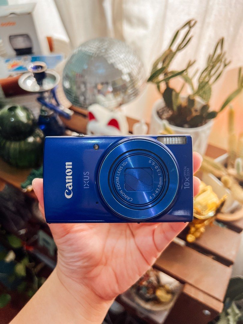 CANON IXUS 190 Digicam (Blue), Photography, Cameras on Carousell