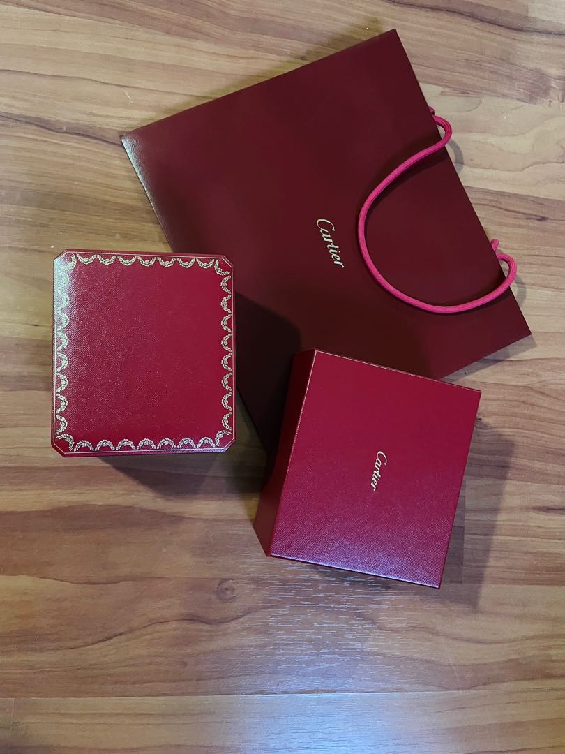 Cartier watch box and packaging, Luxury, Accessories on Carousell