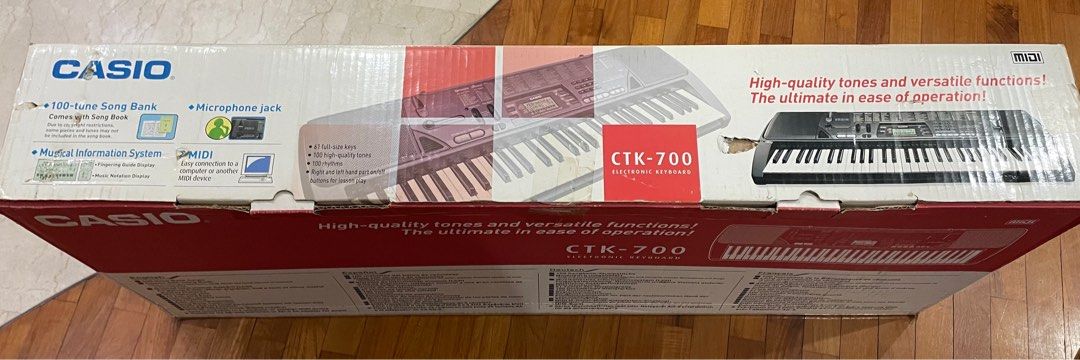Casio CTK-700 Portable Musical Keyboard, Hobbies & Toys, Music & Media, Musical Instruments on ...