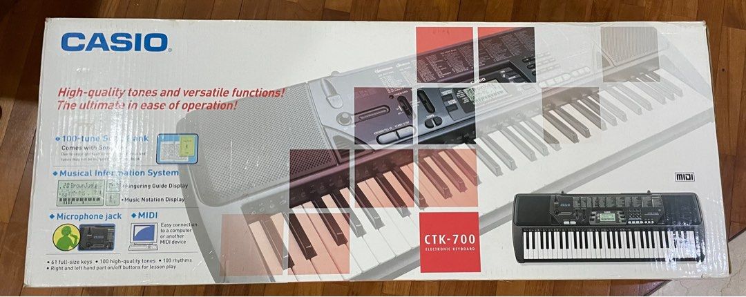 Casio CTK-700 Portable Musical Keyboard, Hobbies & Toys, Music & Media, Musical Instruments on ...