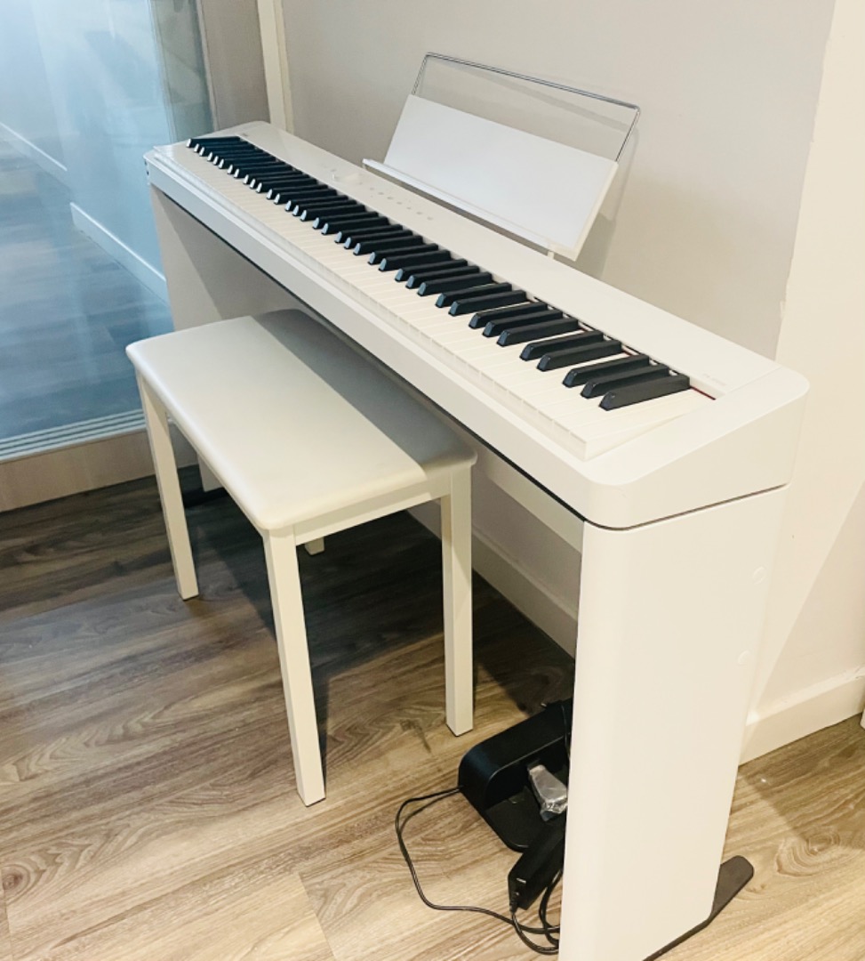 Casio Digital Piano (PX-S1000 White), Hobbies & Toys, Music & Media ...