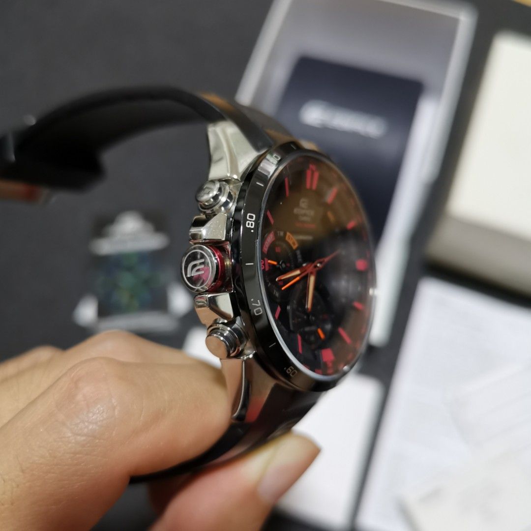 Casio Edifice Watch with Thermometer and Compass Sport Features, Men's ...