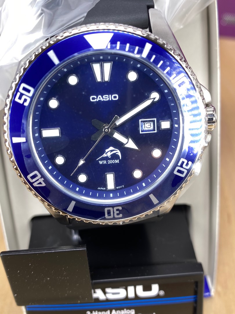 Casio Quartz Diver 200m " Bluesy", 男裝, 手錶及配件, 手錶 - Carousell