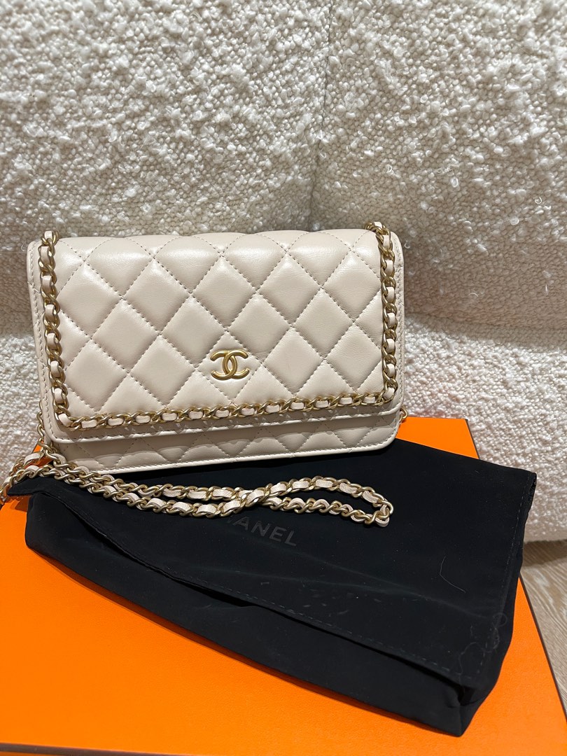Chanel woc wallet on chain, Luxury, Bags & Wallets on Carousell