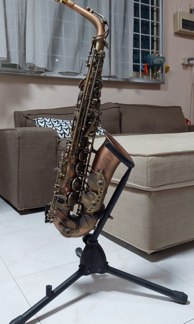 Chateau Alto Sax, Full body engraving, Hobbies & Toys, Music & Media ...