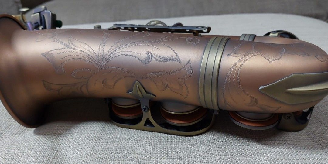 Chateau Alto Sax, Full body engraving, Hobbies & Toys, Music & Media ...