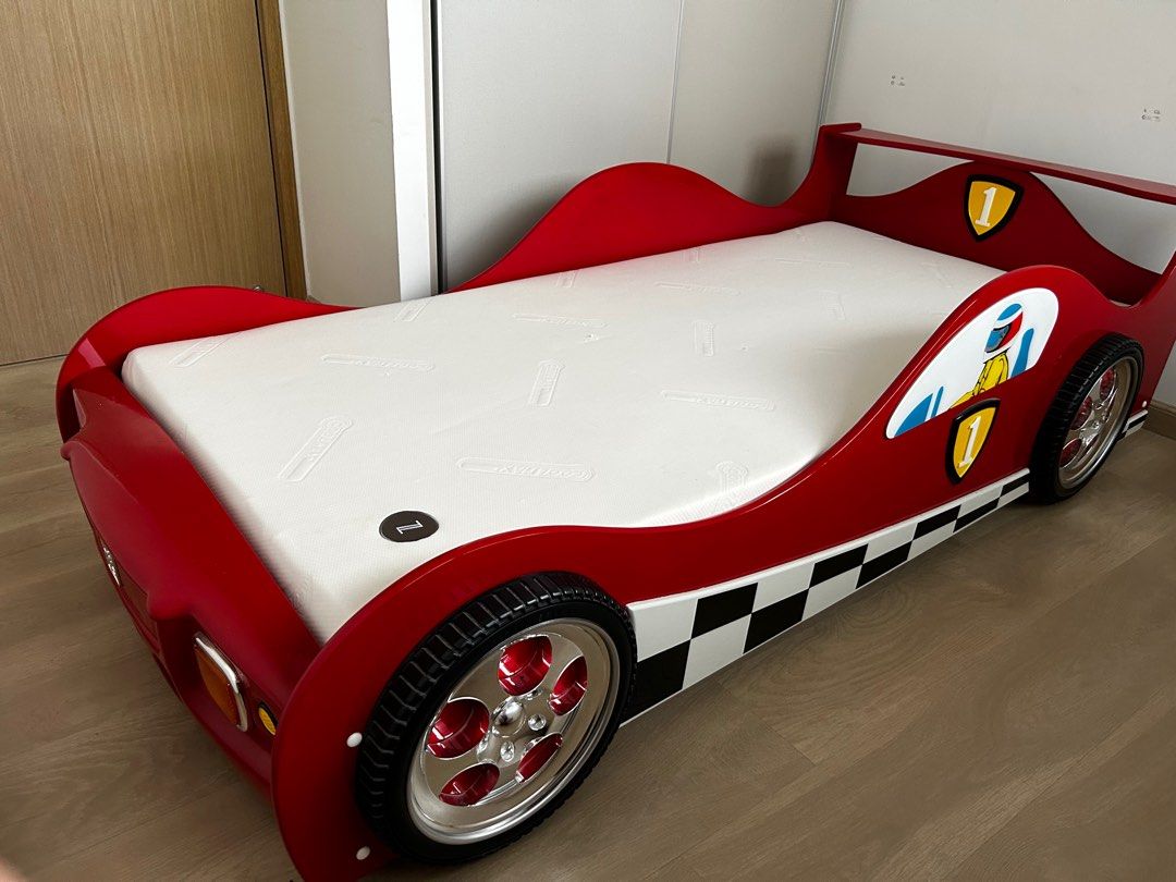 Children’s Car bed ” Ferrari “, Furniture & Home Living, Furniture, Bed ...