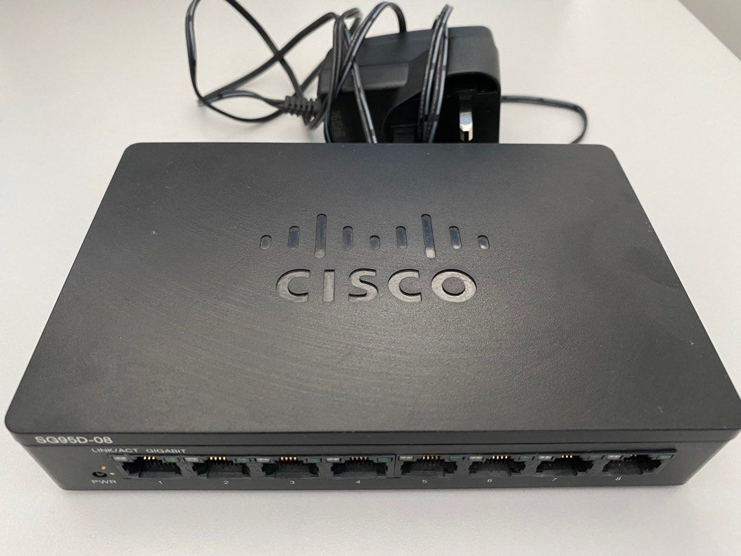 Cisco 8 Port Switch, Computers & Tech, Parts & Accessories, Networking on Carousell