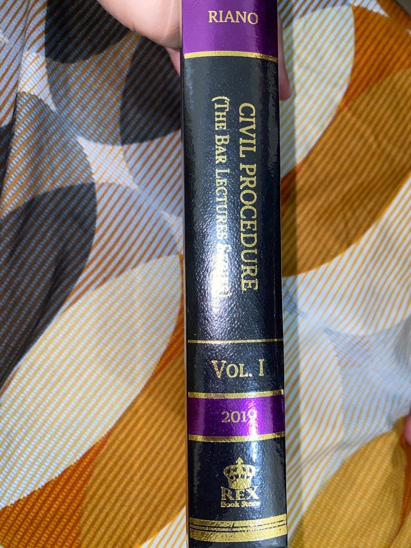 Civil Procedure Vol. 1 (2019) by Williard Riano, Hobbies & Toys, Books ...