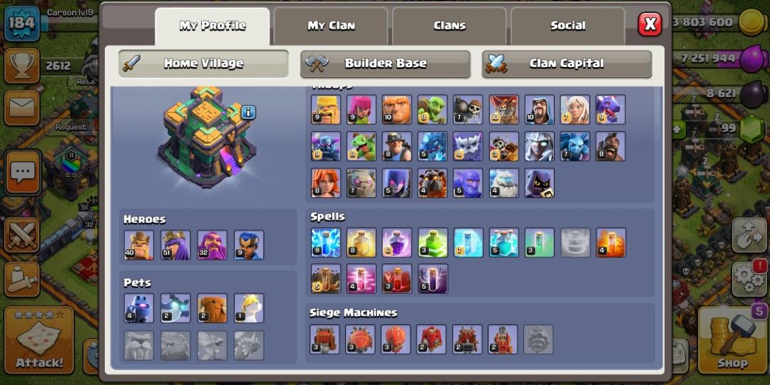 Clash of clans Th14 coc account, Video Gaming, Video Games, Others on ...